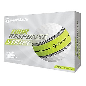 TaylorMade Unisex's Tour Response Stripe Golf Ball, One Size