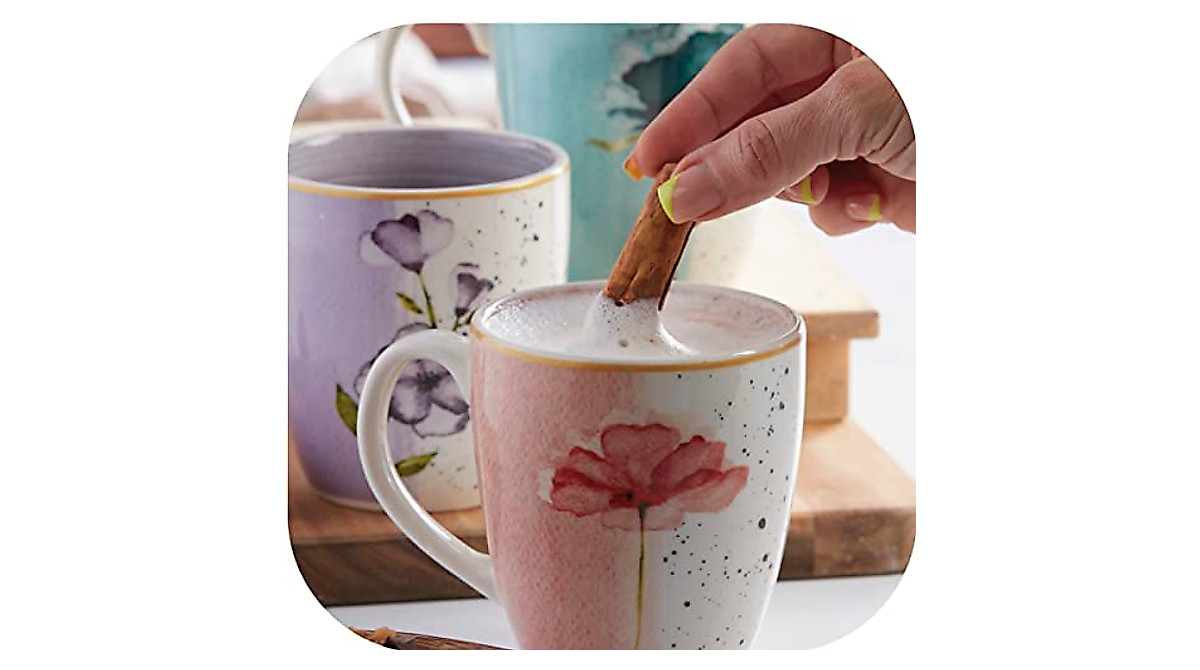 Colorful Corona Mugs Set of 4 for Coffee & Tea Lovers