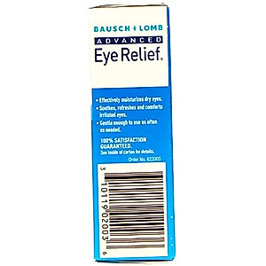 Bausch & Lomb Advanced Eye Relief Rejuvenation Lubricant Eye Drops 0.50 oz (Pack of 6)