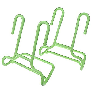 KNFUT Shoe Slots, 2PCS/Set Multi-Function Shelf Drying Rack Shoe Rack Stand Hanger Shoes Hanging Storage Wardrobe Organizer (Color : GN)