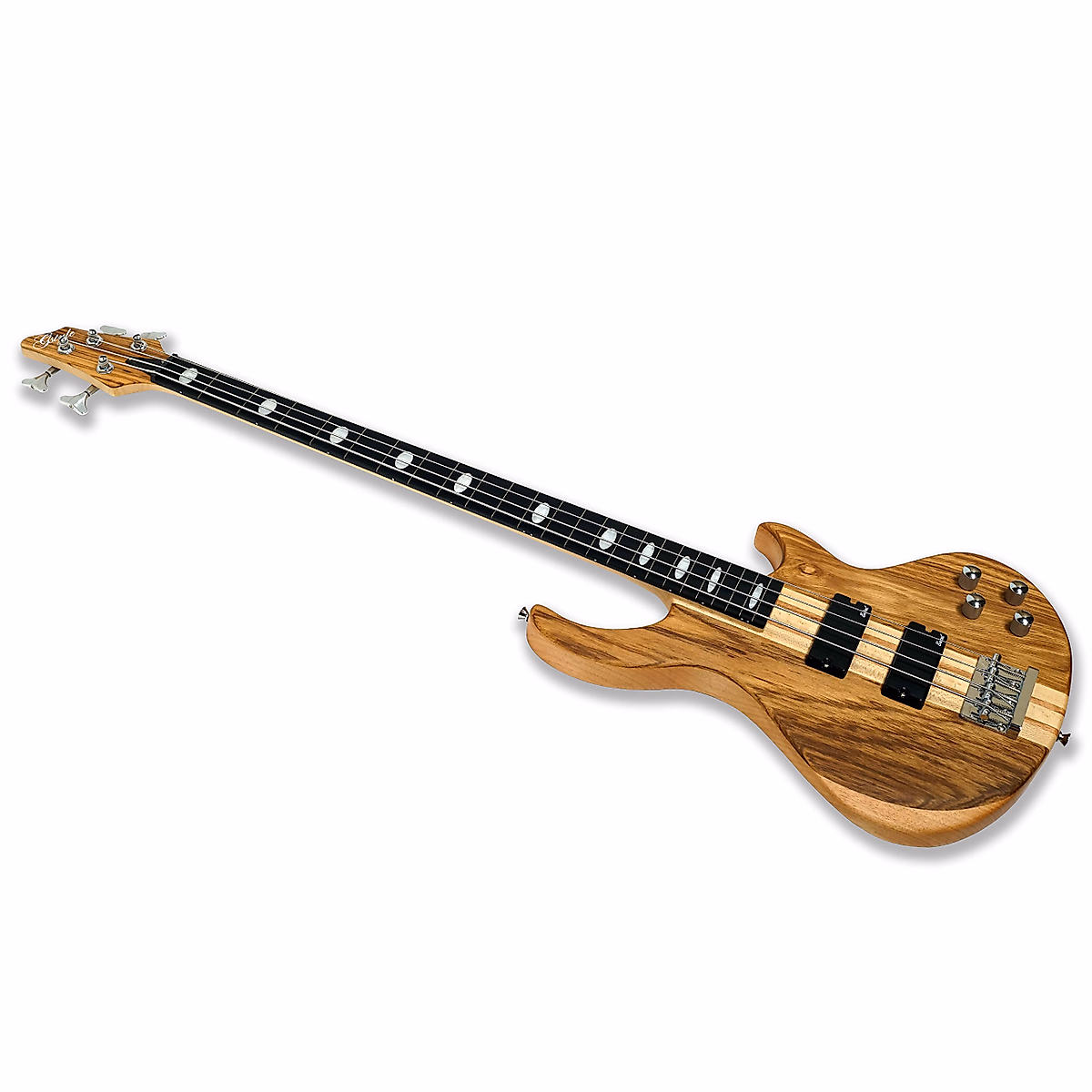 Fretless 4 String Electric Bass Guitar Millettia Laurentii+Okoume body maple neck