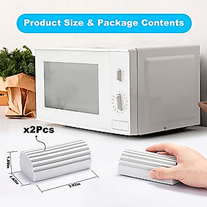 2-Pack Damp Clean Duster Sponge, Magic Cleaning Sponge Baseboard Cleaner Duster Sponge Tool, Dusters for Cleaning Baseboards, Vents, Mirrors, Ceiling Fan & Cobweb, No Dust Flying and Spreading…