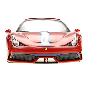 PowerTRC 1:14 Remote Conrol Ferrari 458 Speciale with Functional Convertible Top | RC Electric Hobby Racing Car for Boys, Girls & Adults (Red)