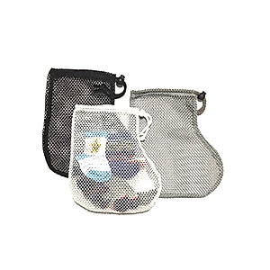 Generic Laundry Bags for Newborn Babies 3 pack, NB-10012, Laundry Bag - 3 Pack - White, Gray and Black, 1.5