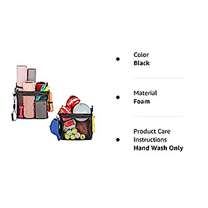 PLKOW Wall Mount Sports Ball Storage Rack 2 Pack, Ball Holder Home Gym Storage for Balls, Yoga Mat, Foam Roller, Toys, Heavy Duty Steel Frame with Oxford Cloth and Hooks, 2 Packs