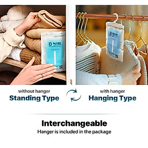 Dry & Dry 8 Packs Hybrid Moisture Absorbers & Musty Odor Eliminator Dehumidifier to Control Excess Moisture for Basements, Closets, Bathrooms, Laundry Rooms. Moisture Absorbers