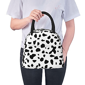 Mokigol Insulated Reusable Lunch Bag for Women/Men,Adult Thermal Tote Lunch Box, Animal Print Portable Leakproof Cooler Bags for Work/School/Picnic/Travel/Beach