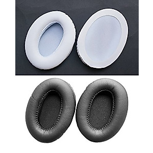 Ear Pad Earpads Leather Cushion Repair Parts for Philips TR55LX Headphones(earmuffes) Headset (White)