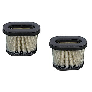 2 Pack, Air Filters For Briggs & Stratton 697029, 690610, 498596, 498596S