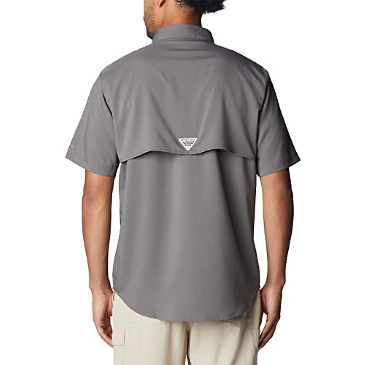 Columbia Men's Standard Blood and Guts IV Woven Short Sleeve, City Grey, X-Large