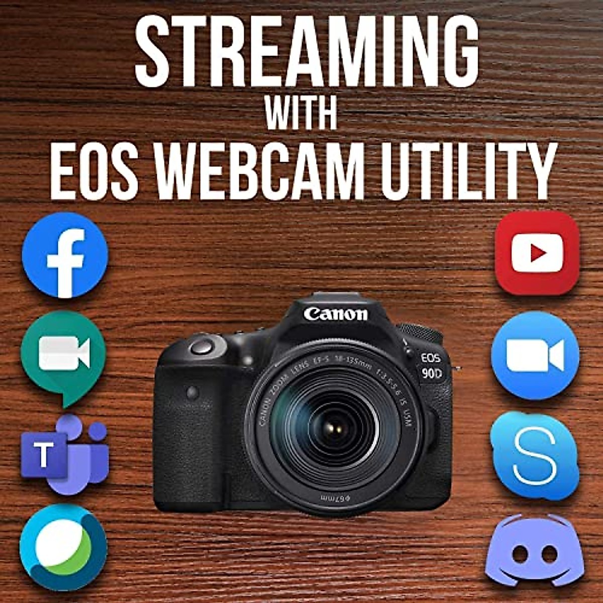 Canon DSLR Camera [EOS 90D] with 18-135 is USM Lens | Built-in Wi-Fi, Bluetooth, DIGIC 8 Image Processor, 4K Video, Dual Pixel CMOS AF, and 3.0 Inch Vari-Angle Touch LCD Screen, Black