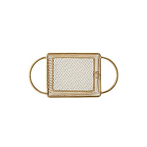 Bloomingville Gold Stainless Steel Mesh Baskets