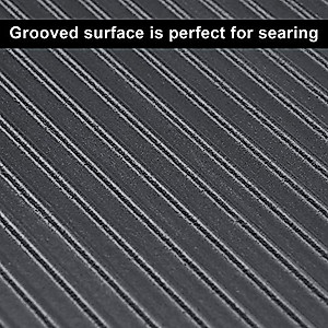 Hisencn 18" Cast Iron Plate Setter for Large Big Green Egg Accessories and Other 18 Inches Diameter Cooking Grills, Kamado Grill, Pizza Stone, Heat Deflector with 3 Legs