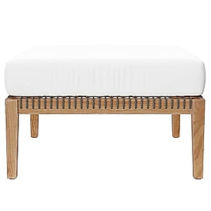 Modway Clearwater Sectional, 4-Piece Set, Gray White