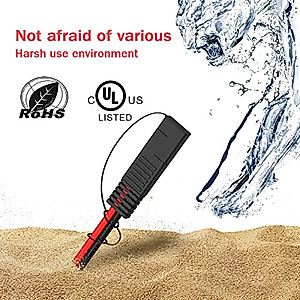 ELFCULB 10AWG SAE to Anderson Adapter,Solar Connector to SAE Extension Cable,Compatible with Solar Generator Portable Power Station(2FT)