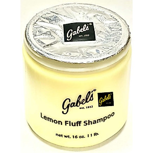 Gabel’s Lemon Fluff Clarifying Shampoo 16oz (2024 new package) Authentic Manufacturer Direct have (Protection seal black logo label) and Black Words Black Cap on the jar (Packed in box)