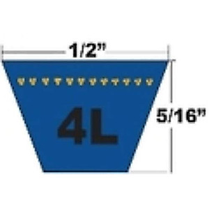 HAKATOP 954-04060 Lawn Mower 42”Driver Deck Belt for Troy Bilt MTD Cub Cadet 754-04060 754-04060B 754-04060A 954-04060A（1/2 x 96in）