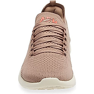 APL: Athletic Propulsion Labs Women's Techloom Breeze Sneaker, Almond/Pristine/Impulse Red, 8