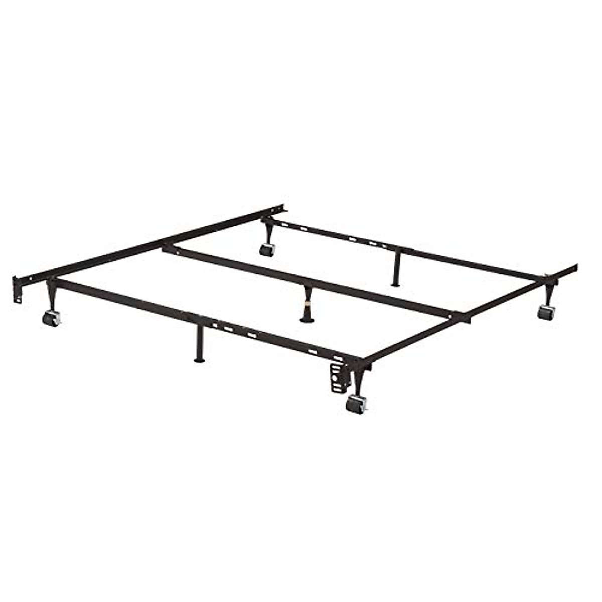 KB Designs – 7 Leg Adjustable Metal Bed Frame with Center Support Legs, Queen/Full/Full XL/Twin/Twin XL Beds & 7 Leg Heavy Duty Metal Queen Size Bed Frame with Center Support Legs