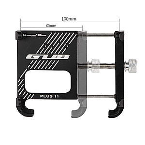 GUB PLUS11 Bicycle & Motorcycle Phone Mount, Aluminum Alloy Bike Phone Holder with 360° Rotation Adjustable for iPhone X XR Xs 7s 8 Plus, for Samsung S7/S6/Note5/4 GPS Mount 4 to 6.8 Inch