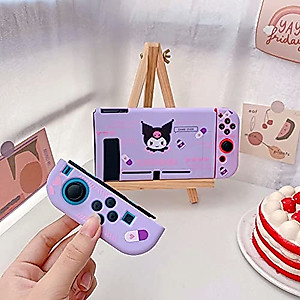 Protective Case for Nintendo Switch,Cute Kawaii Cartoon Design Cover - Shock-Absorption and Anti-Scratch Fashion Cool Switch Game Shell for Girls Kids Women
