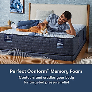 Serta iComfort - Aveda 12" Plush King Memory Foam Mattress - Pressure-Relieving, Cooling, and Supportive for a Restorative Sleep - 100 Night Trial, CertiPUR-US Certified