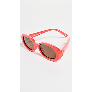 Le Specs Women's Outta Love Sunglasses, Electric Orange, One Size