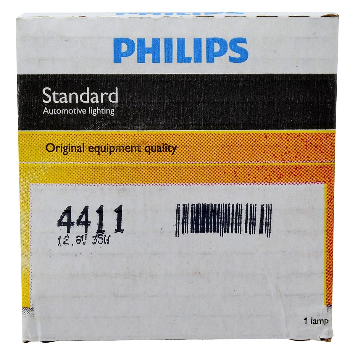Philips 4411C1 Standard Incandescent Sealed Beam headlamp, 1 Pack