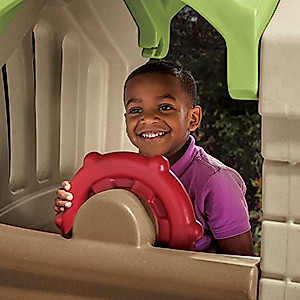 Step2 Play Up Gym Set | Kids Outdoor Swing Set with Slide | Plastic Play Set with Swings