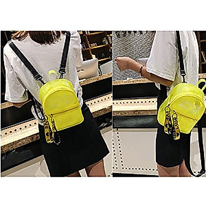 Mini Backpack Purse Stadium Approved Women Transparent Handbag Shoulder Bag