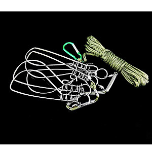 SEWACC 2 Sets 5 Fishing Lock Buckle for Fishing Locks for Fishing