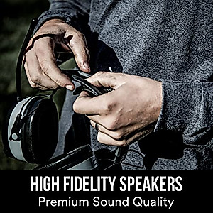 3M WorkTunes Connect + AM/FM Hearing Protector with Bluetooth Wireless Technology, Ear protection for Mowing, Snowblowing, Construction, Work Shops