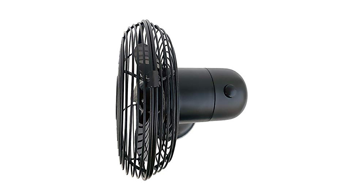 HUNTER Personal Retro USB Fan - 5” Matte Black Portable Cooling