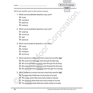 Vocabulary Fundamentals, Grade 3