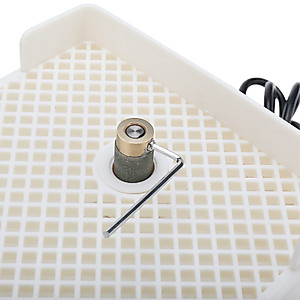 LuckyHigh Stained Glass Grinder 110V 65W Power Stained Grinder Industrial Mini Portable Diamond 0.1A Glass Grinding Tool with Diamond Grinder Bit