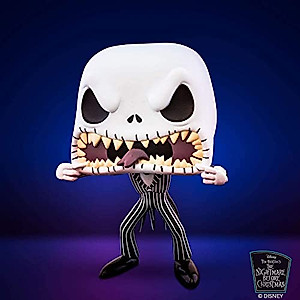Funko Disney: The Nightmare Before Christmas - Jack Skellington (Scary Face) Pop! Vinyl Figure (Bundled with Compatible Pop Box Protector Case)