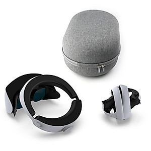 Flroha PS VR2 Carrying Case | Lightweight Waterproof Hard EVA Storage Bag | Suitable for PS VR 2 Headset and Touch Controllers Accessories