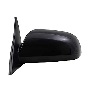 Brock Aftermarket Replacement Driver Left Power Mirror Paint to Match Black With Heat Compatible With 2006-2010 Hyundai Sonata