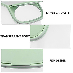 Pet Food Storage Containers Rice Storage Container Airtight Food Storage Bin with Lid Dry Food Cereal Container Dispenser Pantry Storage for Kitchen Green Food Storage Containers