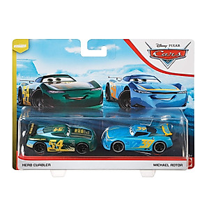Disney Car Toys Herb Curbler & Michael Rotor 2-Pack Toy Racers