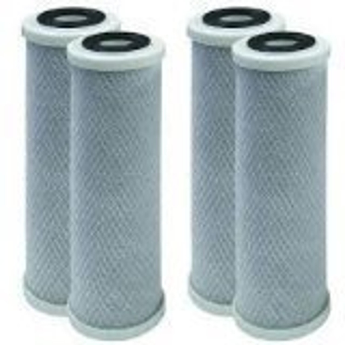 CFS – 4 Pack Carbon Water Filter Cartridges Compatible with 155002-43 Models – Remove Bad Taste & Odor – Whole House Replacement Water Filter Cartridge - 5 Micron -White