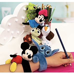 Disney Cutie Cuff Plush Slab Band - Steering Wheel Buddy - (1 of 6 Figures at Random) Collect Them All! ((2) Mystery Capsules)