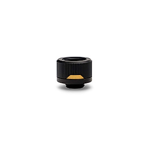 EKWB EK-Quantum Torque HDC-16 Compression Fitting for EKWB Rigid Tubing, 16mm OD, Black