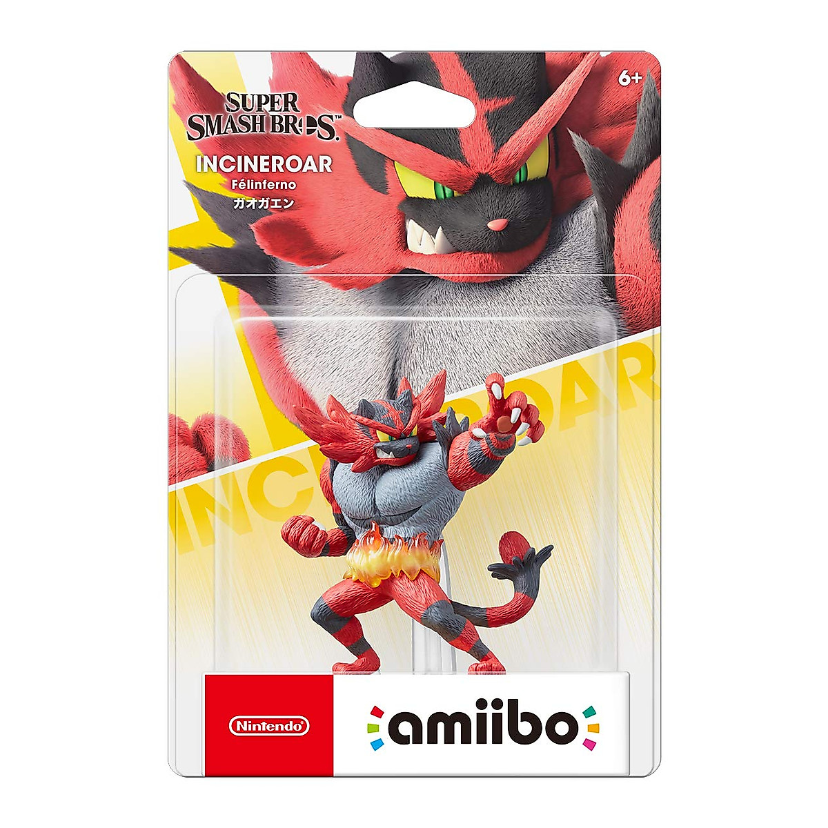 Nintendo Amiibo - Incineroar - Super Smash Bros. Series - Switch Japan Import