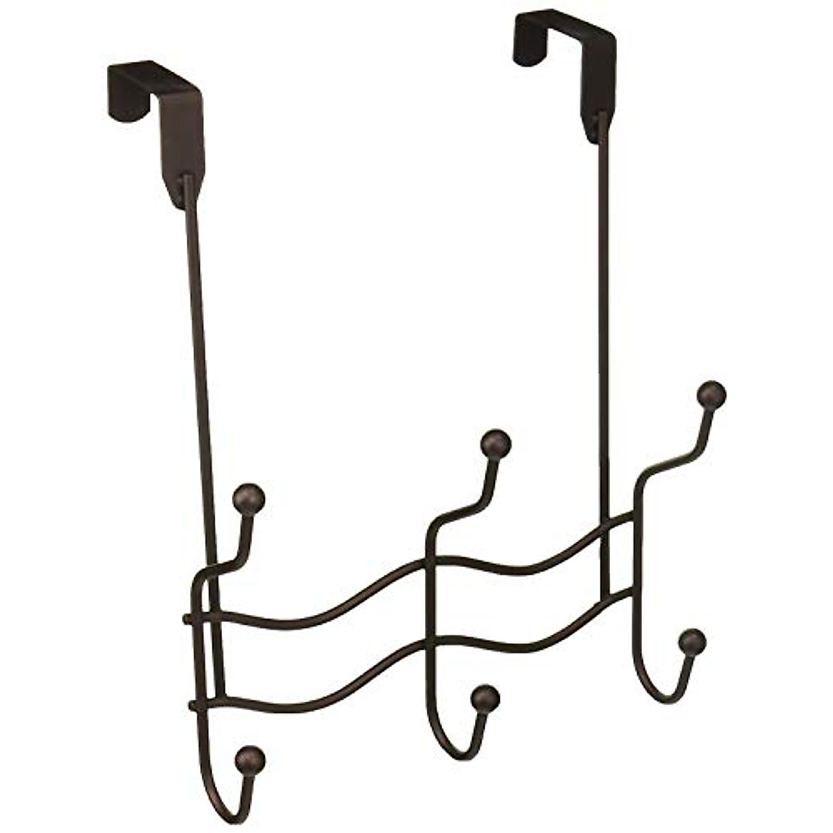 Inspired Living by Mesa Inspired Living Hanger 6 Hooks Organizer in Oil Rubbed Bronze Elegant Home Collection OVER THE OVER THE DOOR,