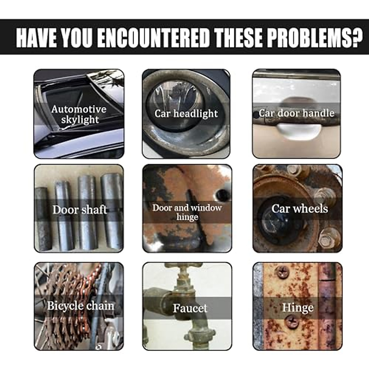 QinPai Multi-Functional Wheel Hub Renewal Agent, Rust Remover Spray, Multifunctional Rust Remover for Metal,Iron Powder Remover, Rust Stains Metal Paint Cleaner for Car (Size : 2pcs)