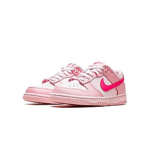 Nike Youth Dunk Low GS DH9765 600 Triple Pink - Size 4.5Y