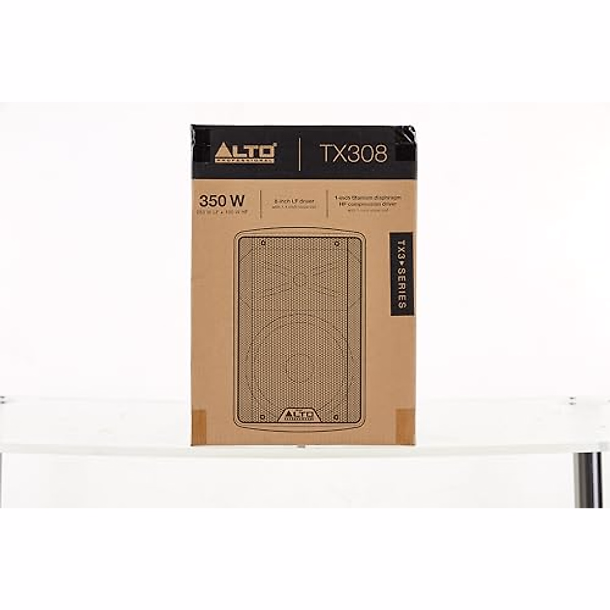 Alto Professional TX308 – 350W Powered DJ Speakers, PA System with 8" Woofer for Mobile DJ and Musicians, Small Venues, Ceremonies and Sports Events