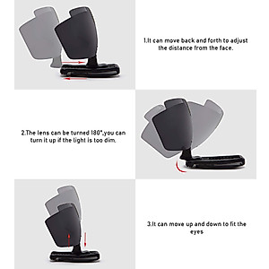 Karsaer Vision Polarized Hat Visors Clips Cap Clip on Adjustable Sunglasses For Fishing Biking Hiking Golf Eyewear UV400