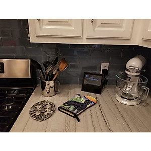 Caroline's Treasures SS8263OVMT Flat Coated Retriever Oven Mitt Heat Resistant Thick Oven Mitt for Hot Pans and Oven, Kitchen Mitt Protect Hands, Cooking Baking Glove